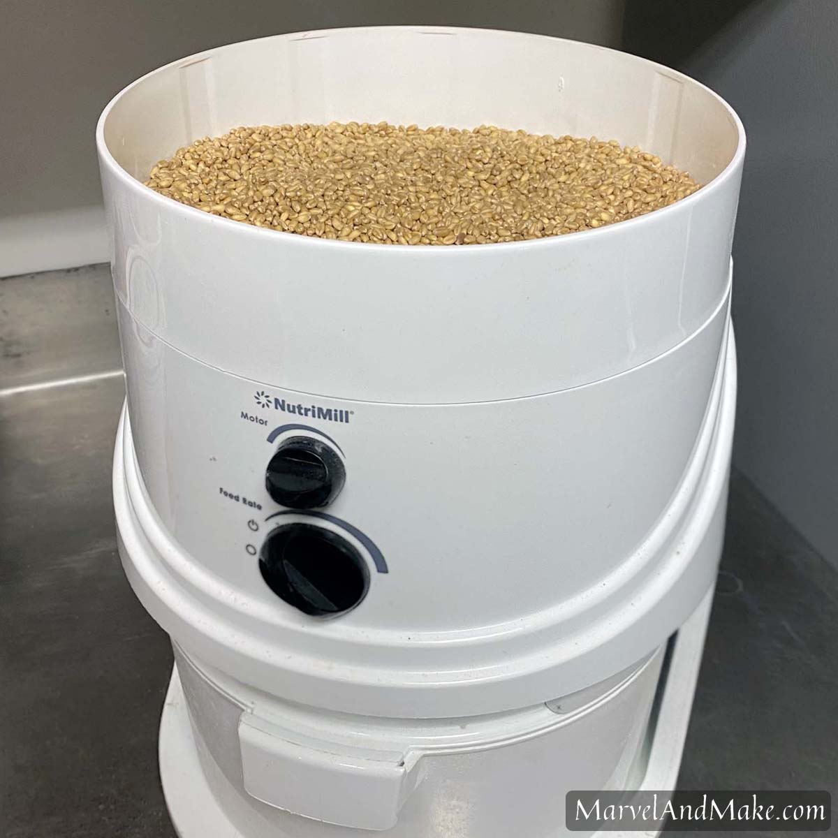 Homemade Flour from Whole Grains - Marvel & Make