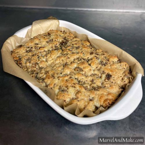 Biscuits Loaded with Sausage and Cheese: the Perfect Healthy Breakfast ...