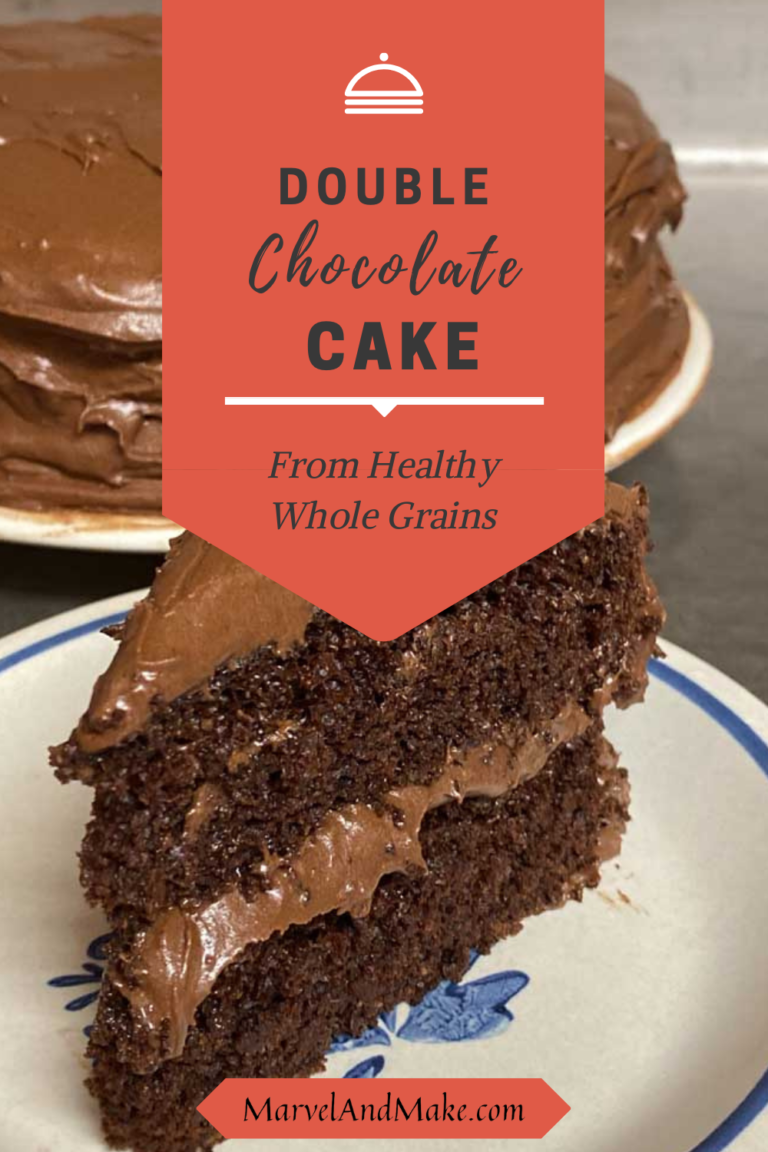 Double Chocolate Cake - Marvel & Make