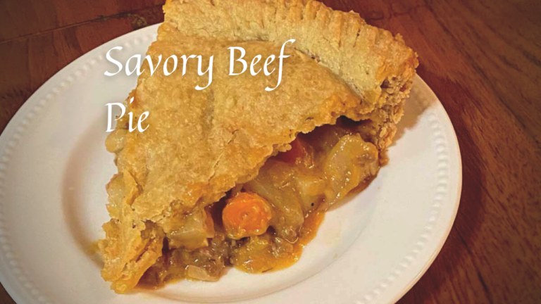 Savory Beef Pie - Marvel & Make