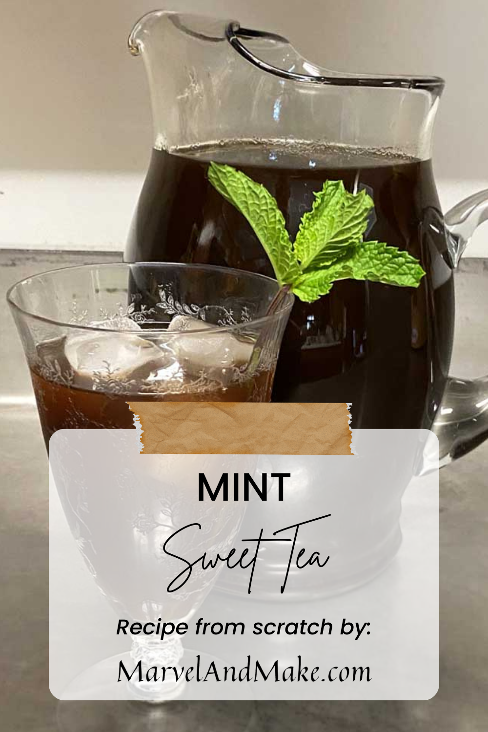 Mint Sweet Tea - Marvel & Make